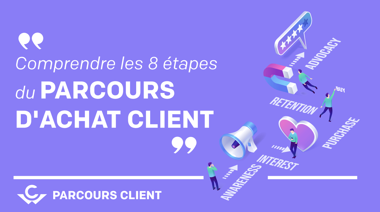 Comprendre les 8 étapes du parcours d’achat client