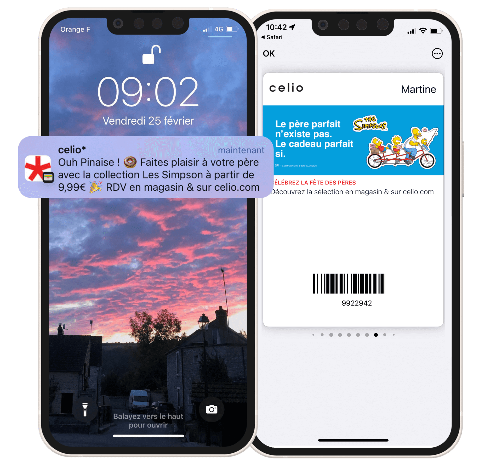 Quelques exemples de campagnes wallet à l'occasion de la fête des mères ...